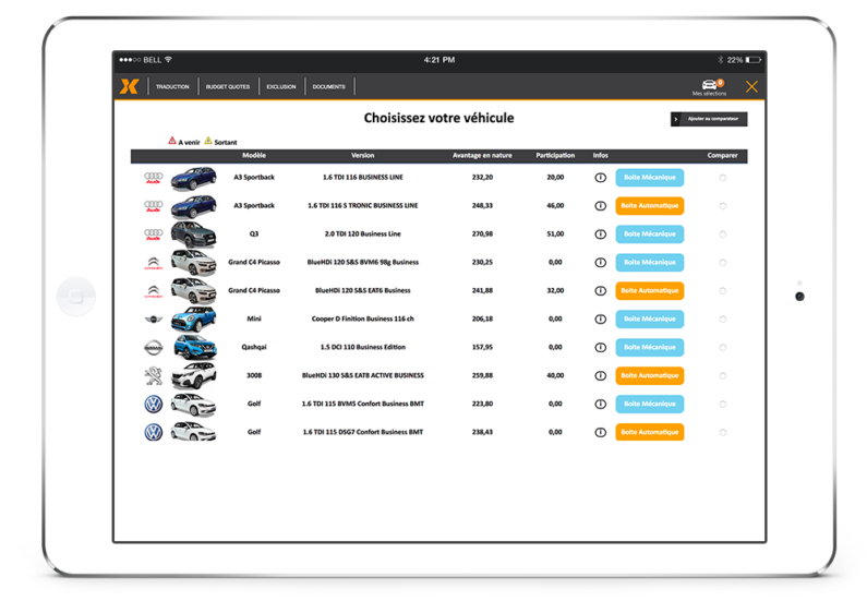 Traxall - Onze tools